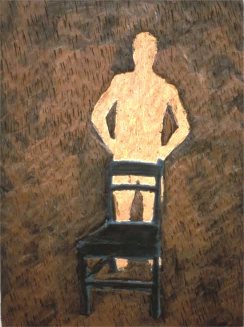John Halaka | Figure Behind Chair #2